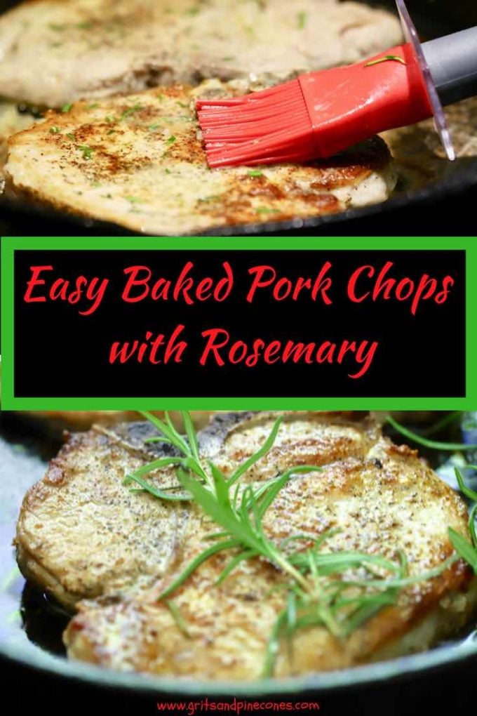 Easy Baked Pork Chops With Rosemary