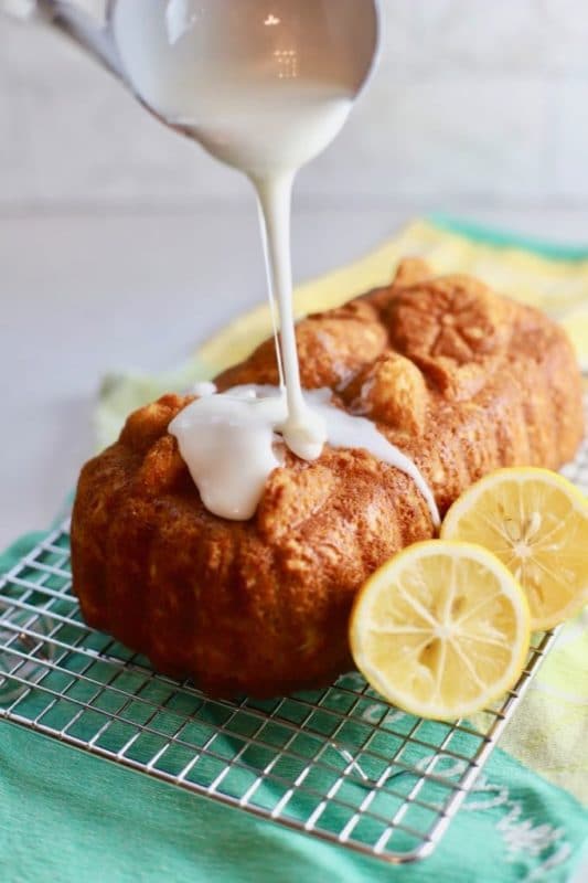 Unforgettable Lemon Bread with Lemon Glaze | gritsandpinecones.com