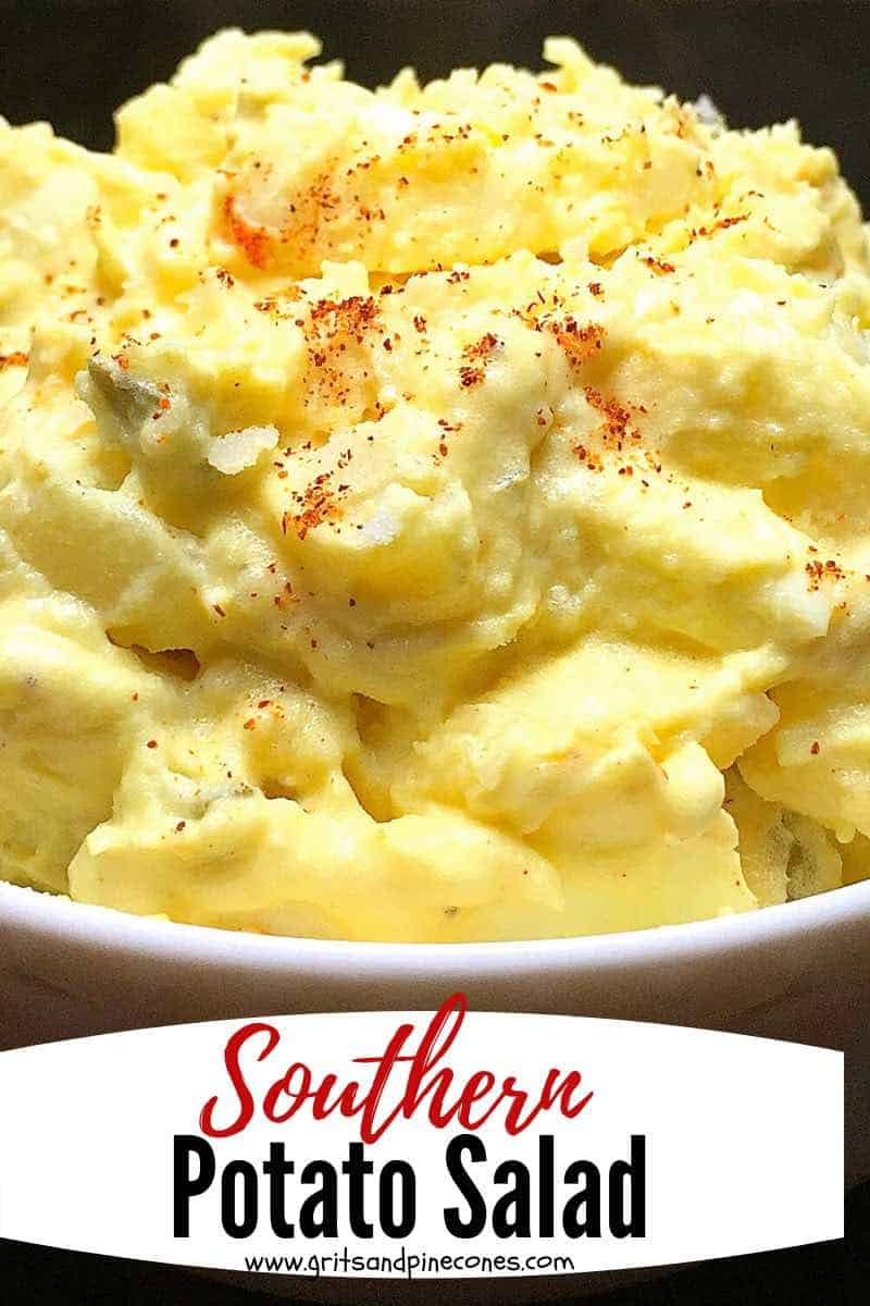Southern Potato Salad Recipe | gritsandpinecones.com