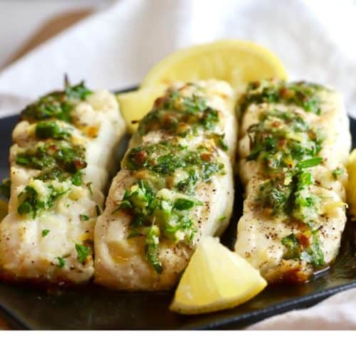 Best Broiled Halibut Fillets with Gremolata Recipe | gritsandpinecones