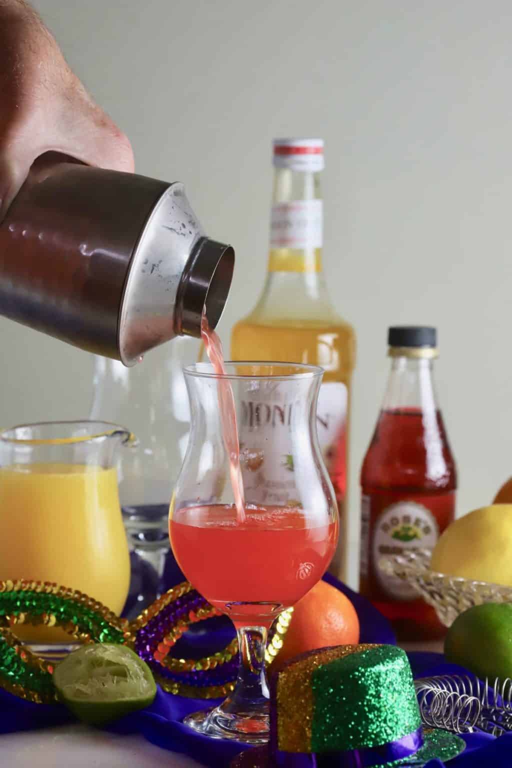 Easy Hurricane Cocktail Recipe | gritsandpinecones.com