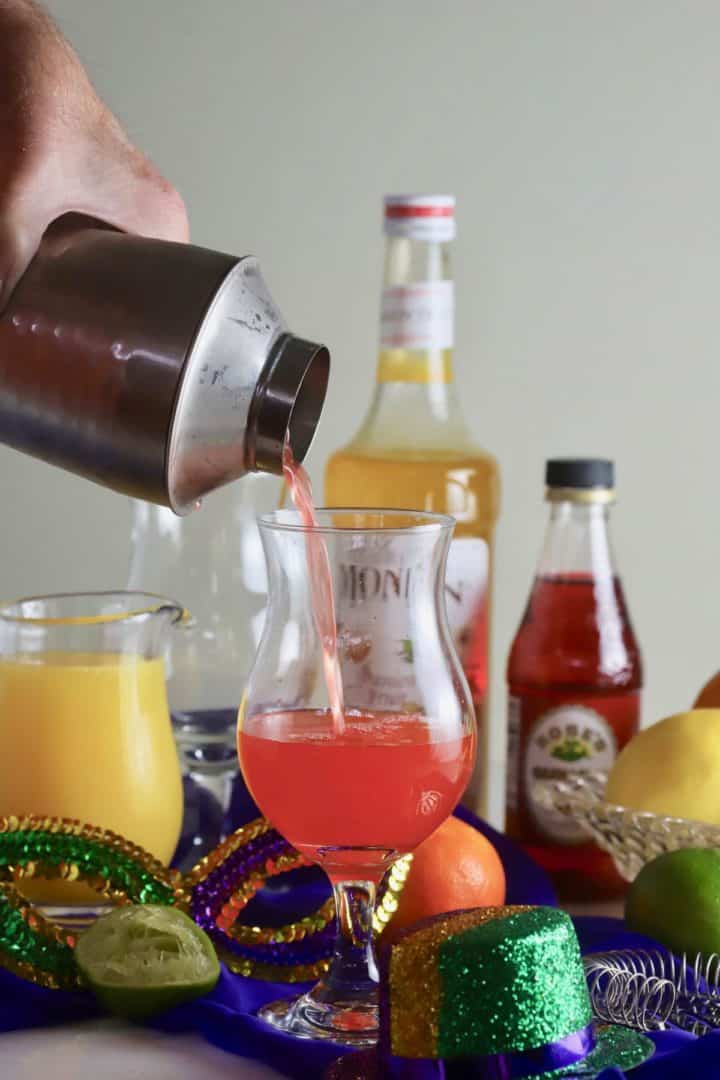 Easy Hurricane Cocktail Recipe | gritsandpinecones.com