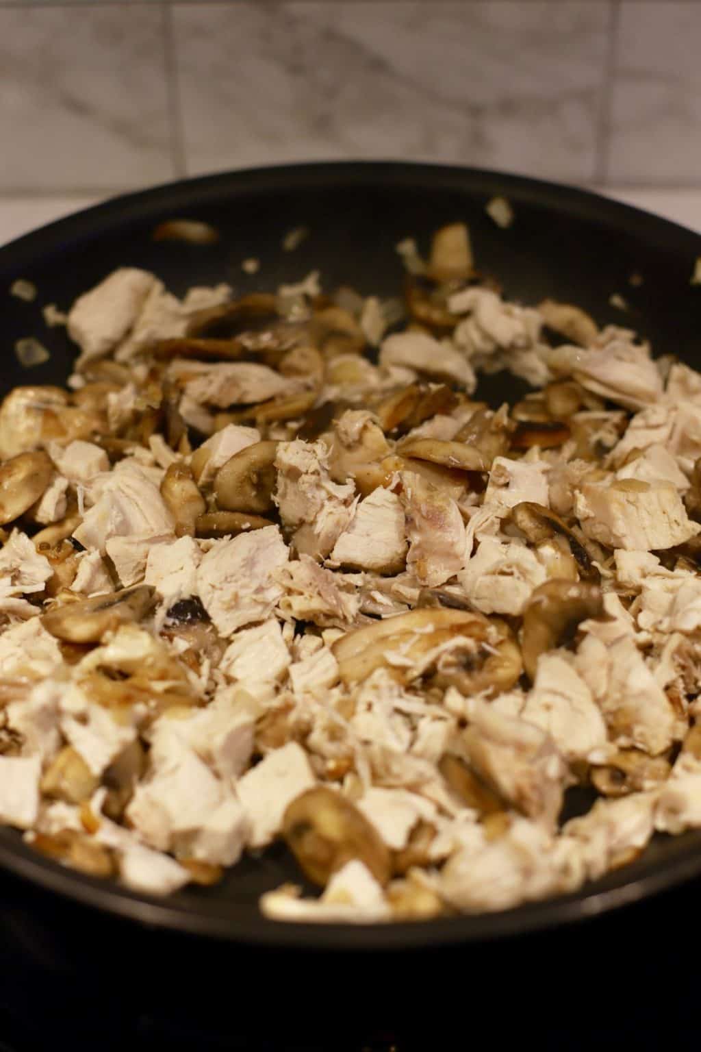 Easy Chicken Crepes with Mushrooms | gritsandpinecones.com