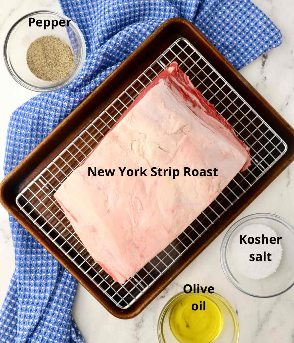New York Strip Roast - Oven Roasted - Grits and Pinecones