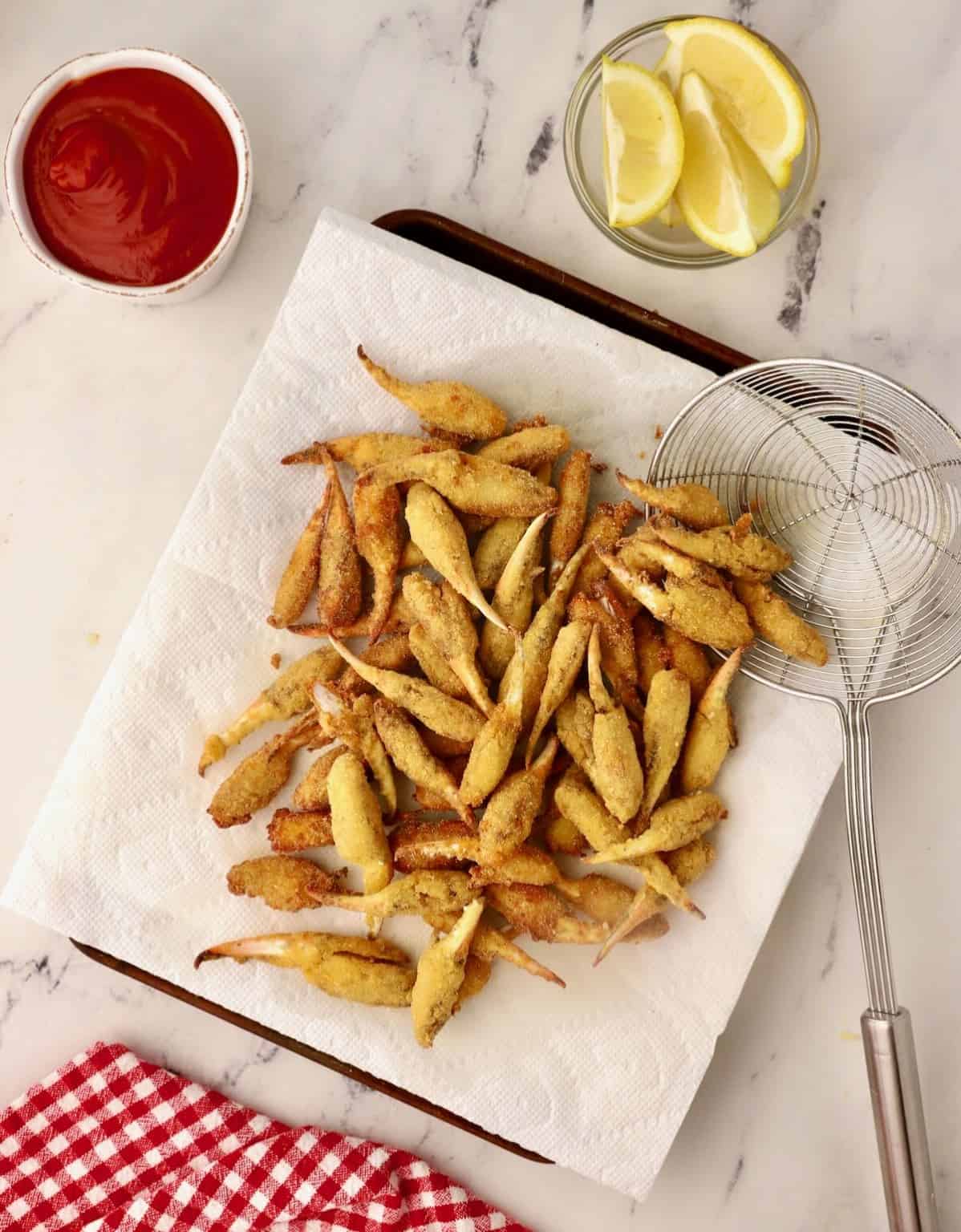 Quick and Easy Fried Crab Claws | gritsandpinecones.com