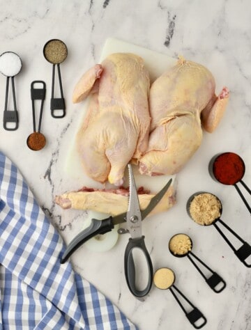 Easy Grilled Half Chicken Recipe with Dry Rub - Grits and Pinecones