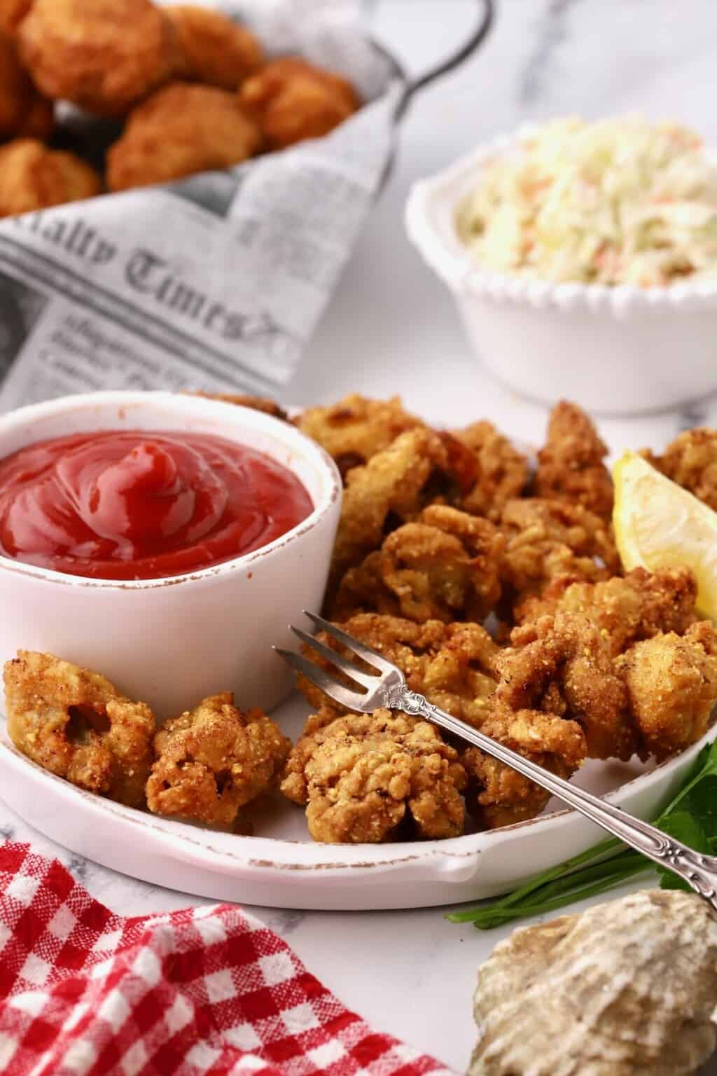 Southern Crispy Fried Oysters Recipe - Grits and Pinecones