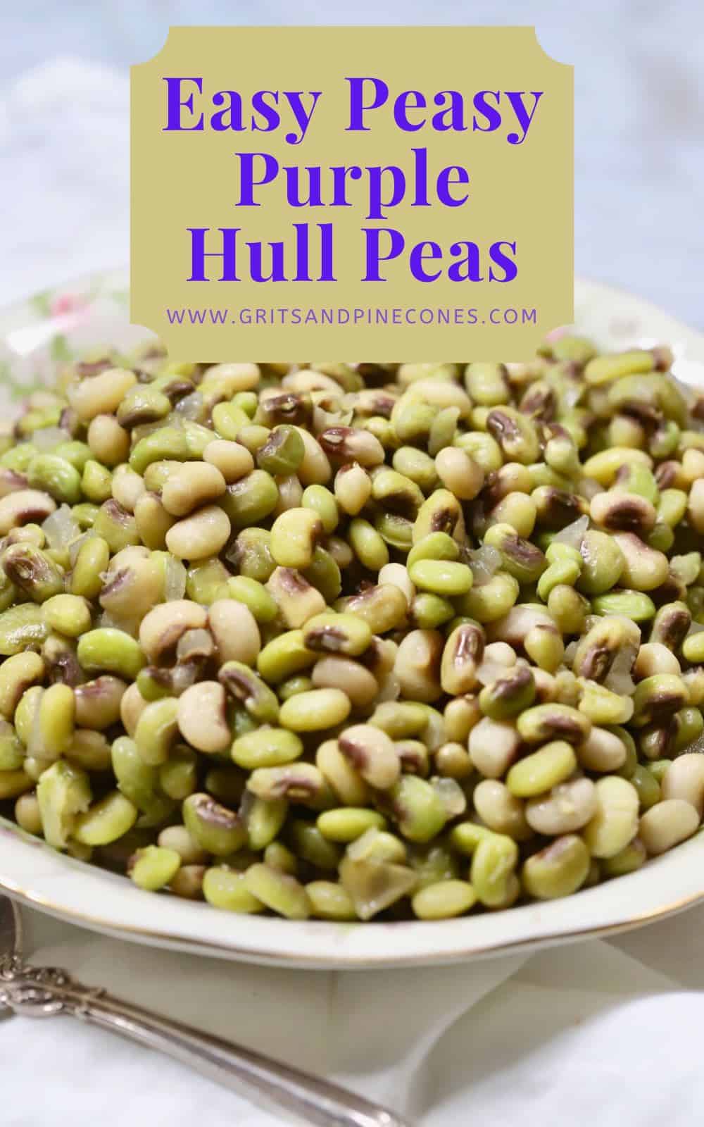 Purple Hull Peas Recipe: Made Easy Peasy - Grits and Pinecones
