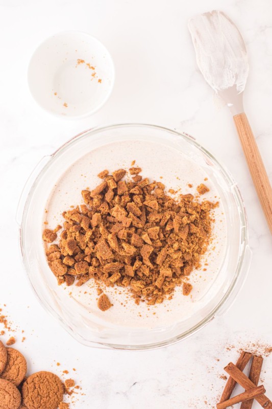 Homemade Gingerbread Ice Cream Recipe (No Churn) - Grits and Pinecones
