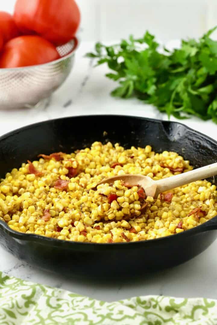 Best Southern Fried Corn with Bacon Recipe - Grits and Pinecones