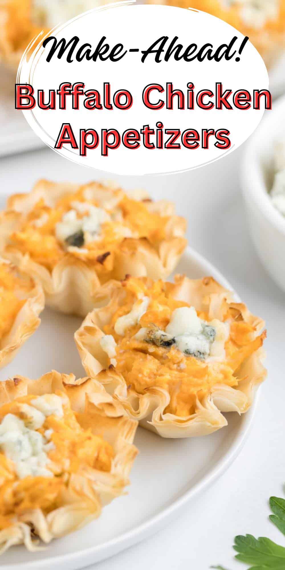 Buffalo Chicken Appetizers aka Buffalo Chicken Bites - Grits and Pinecones