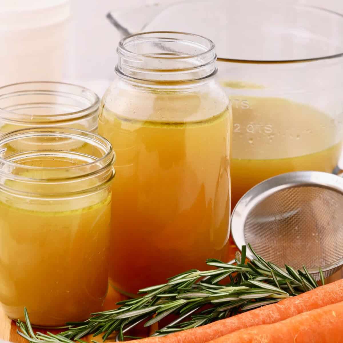 Easy Rotisserie Chicken Stock Recipe - Grits and Pinecones