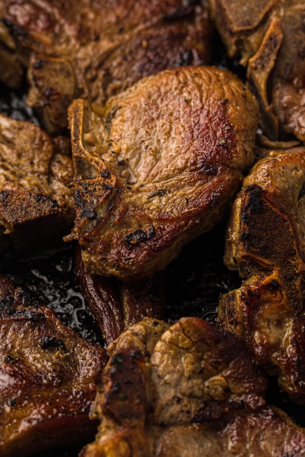 Easy Cast Iron Lamb Chops with Gremolata - Grits and Pinecones