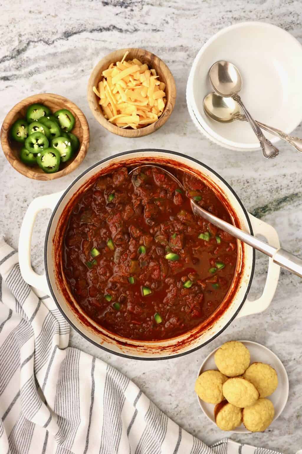 Chuck Roast Chili (Made with Leftover Roast) - Grits and Pinecones